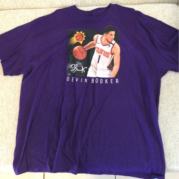 NBA | Shirts | Devin Booker Phoenix Suns Xxl Purple Tee | Poshmark